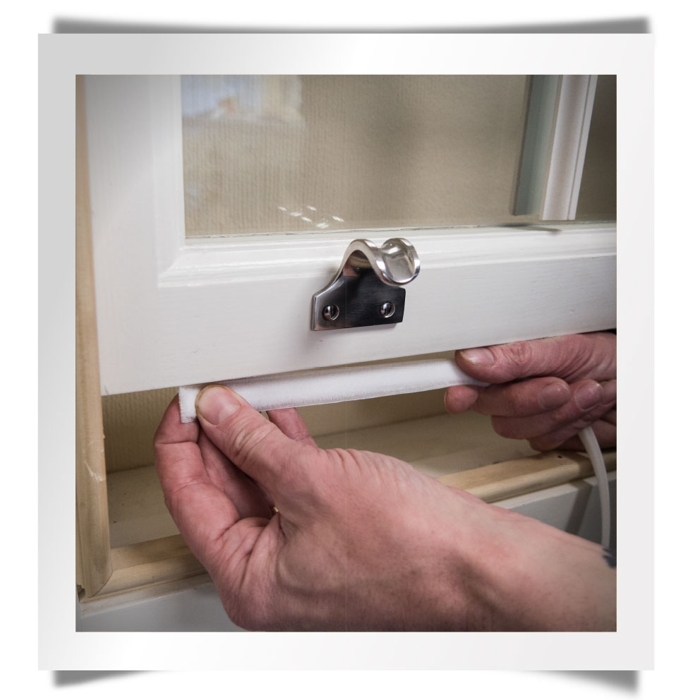 How to fix a draughty window